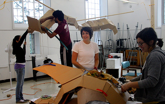 Art Students at Work :: Art & Art History :: Swarthmore College